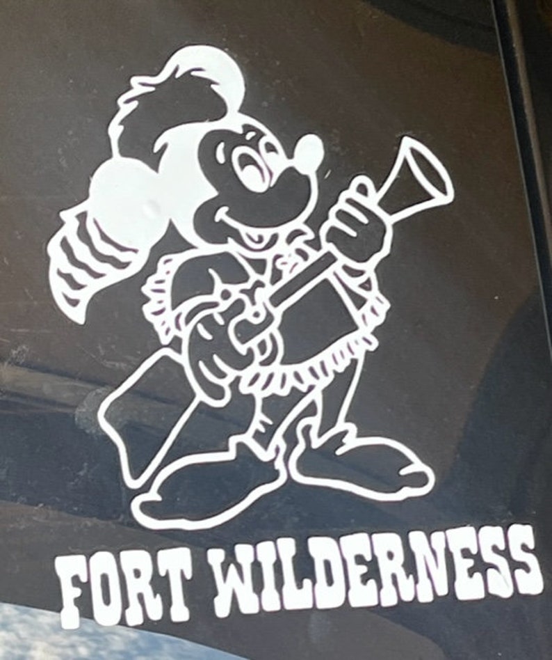 Musket Mickey Window Decal - Etsy