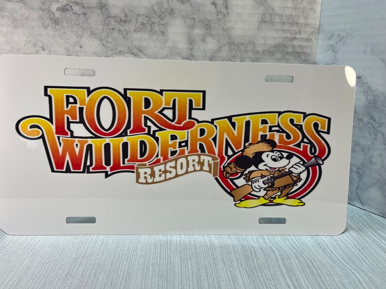Fort Wilderness License Plate - Etsy