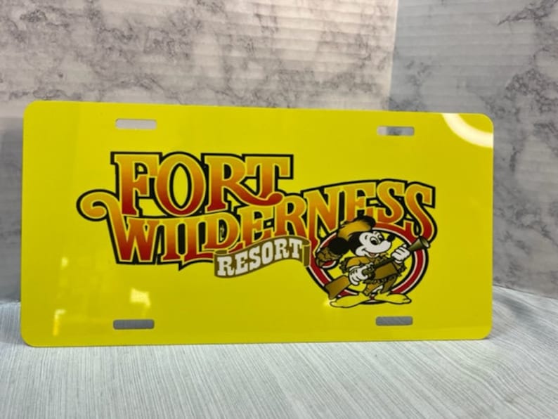 Fort Wilderness License Plate - Etsy