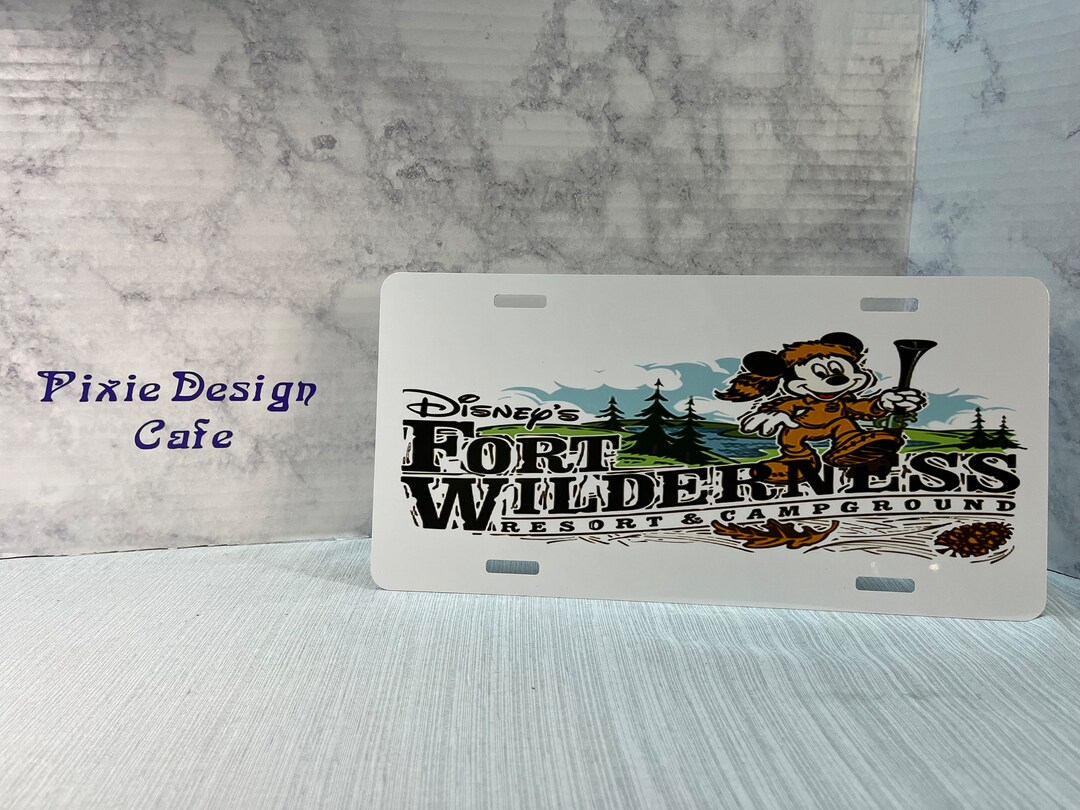 Musket Mickey Fort Wilderness License Plate - Etsy