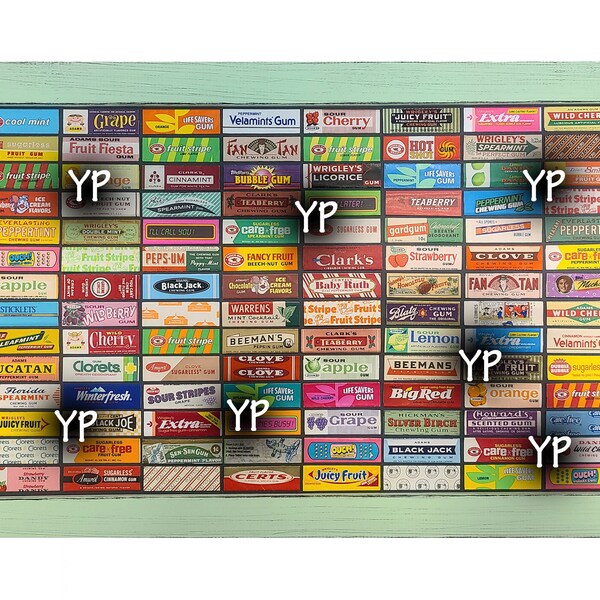 Bubble Gum Wrappers - Etsy