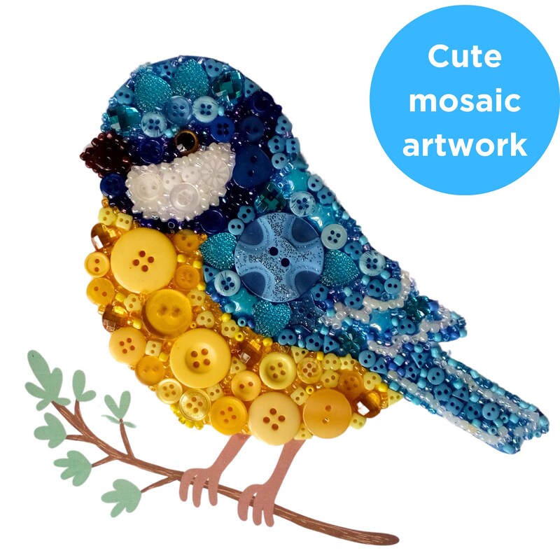 Button Mosaic - Etsy