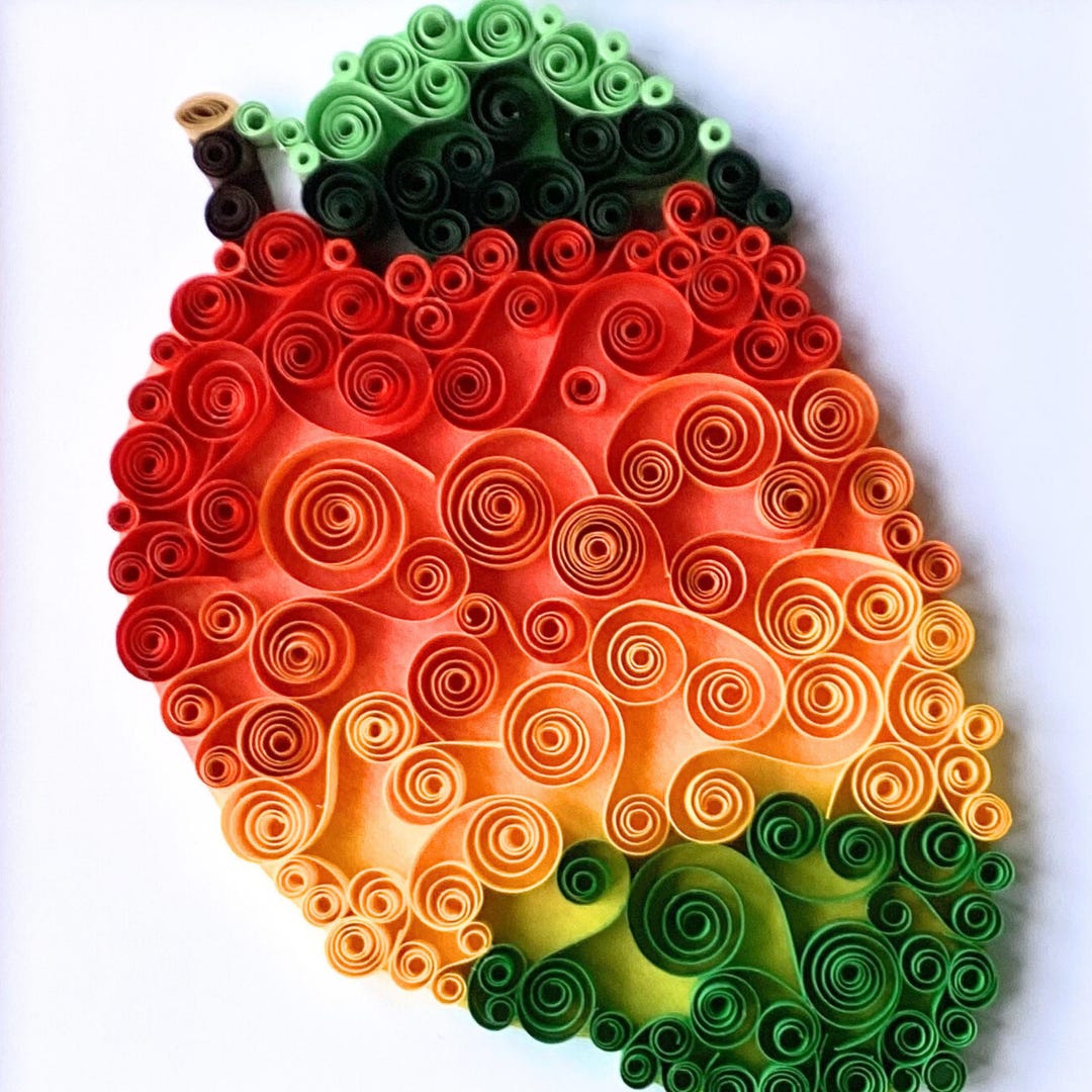 Handmade Wall Decor | Mango Quilling Artwork | Quilled Paper Art ...