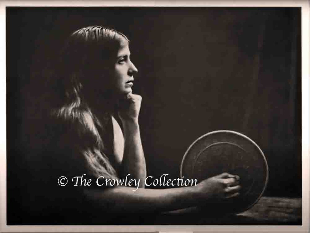 Leila Waddell Sepia Portrait: Aleister Crowley's Scarlet Woman, Thelema ...