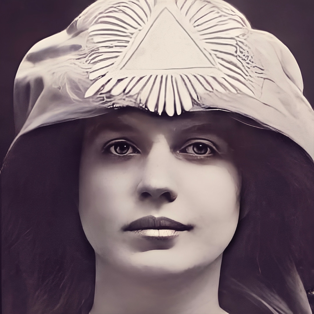 Leila Waddell Portrait: Restored Vintage Print, Aleister Crowley Muse ...