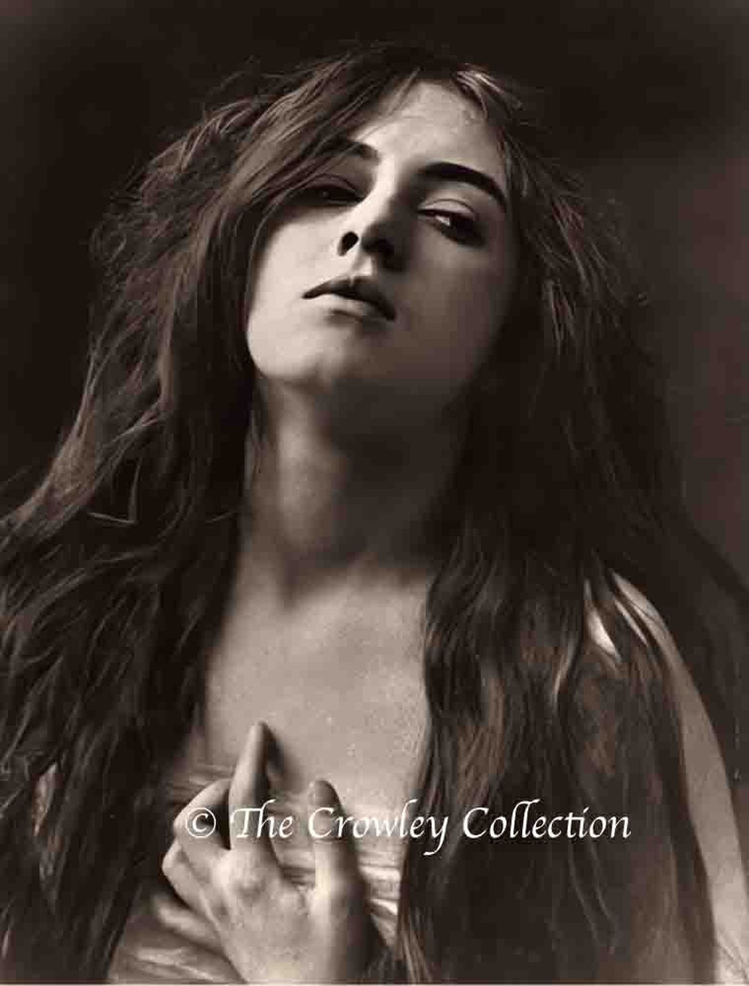 Leila Waddell Photo Print: Aleister Crowley Muse, Gothic Occult Art - Etsy