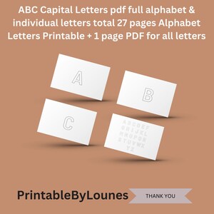 Alphabet Letters Pdf for Learning , Coloring, Tracing ,full Alphabet ...