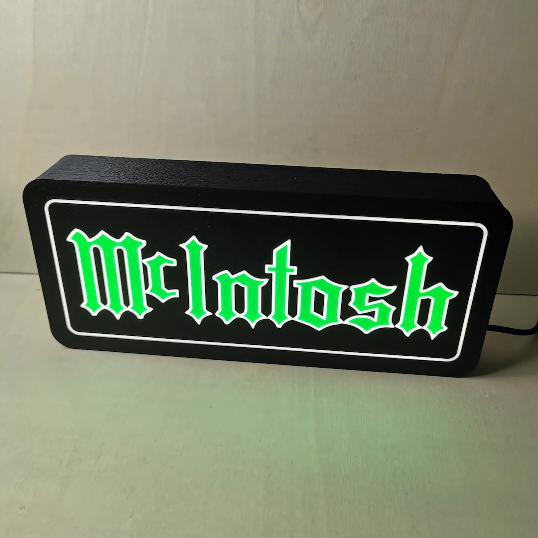 Decoration Led Logo | Mcintosh Led Lamp | Mcintosh Logo Sign | 5V USB ...