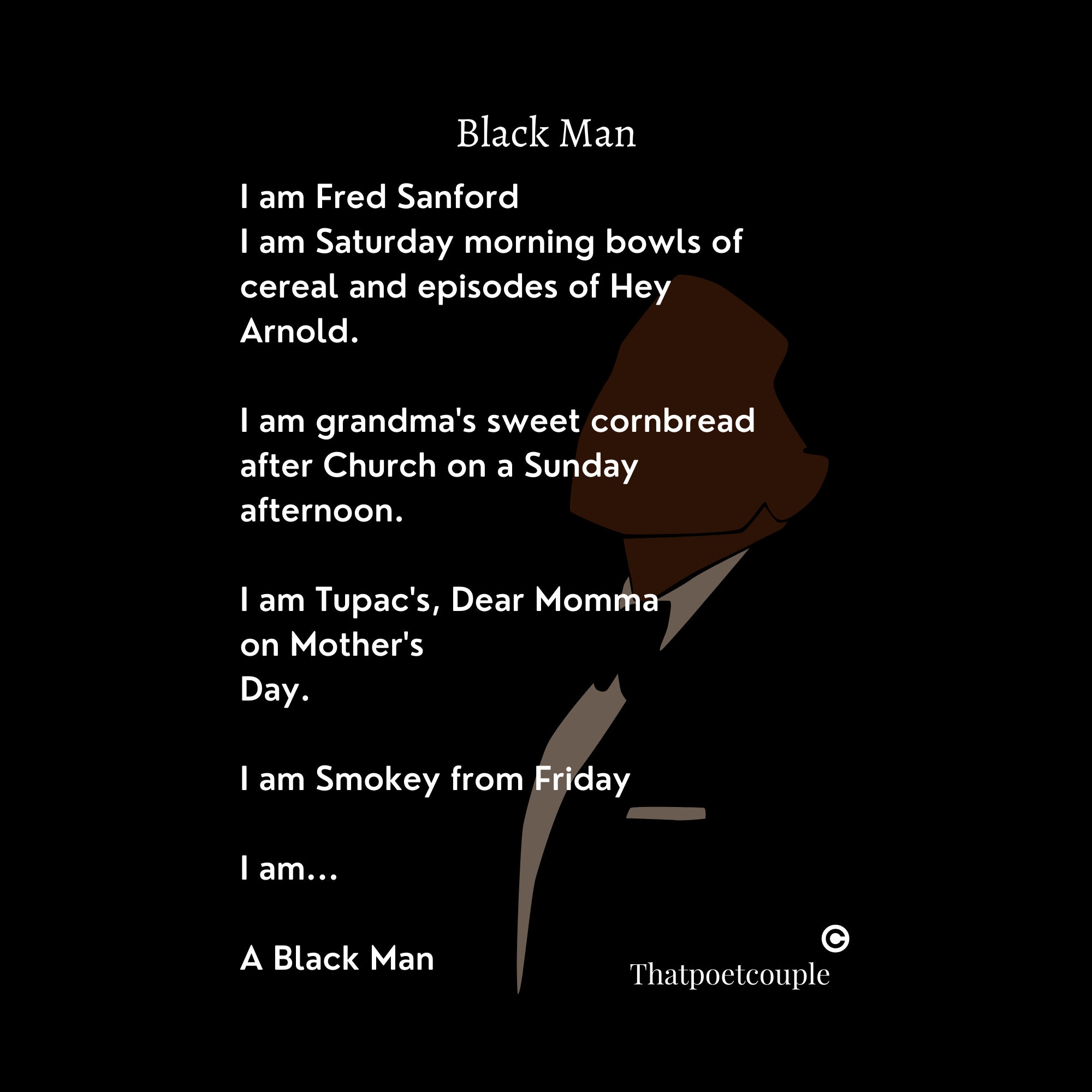 Black Man-poem Wall Art - Etsy