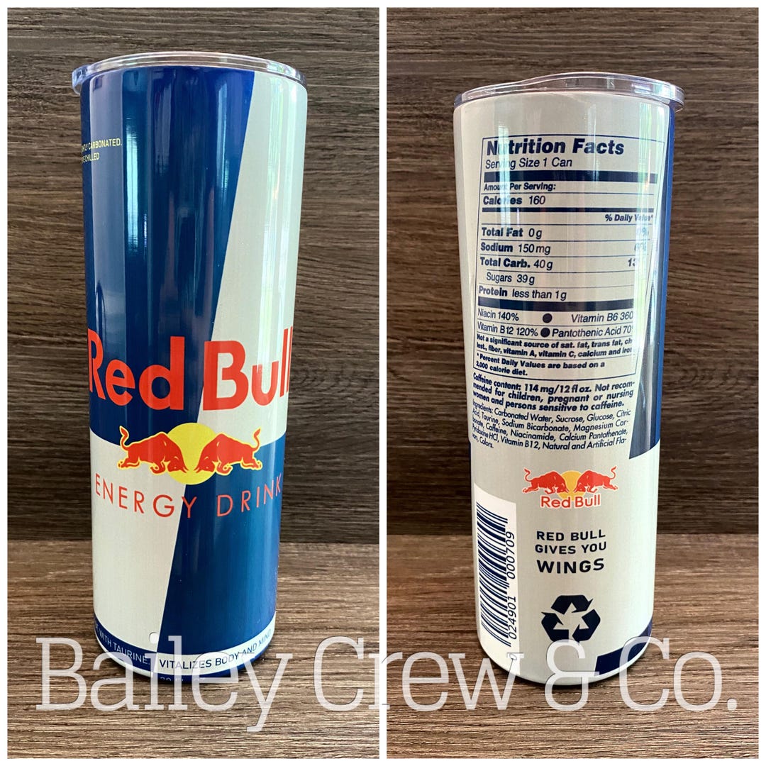 Red Bull Stainless Steel 20oz Tumbler - Etsy