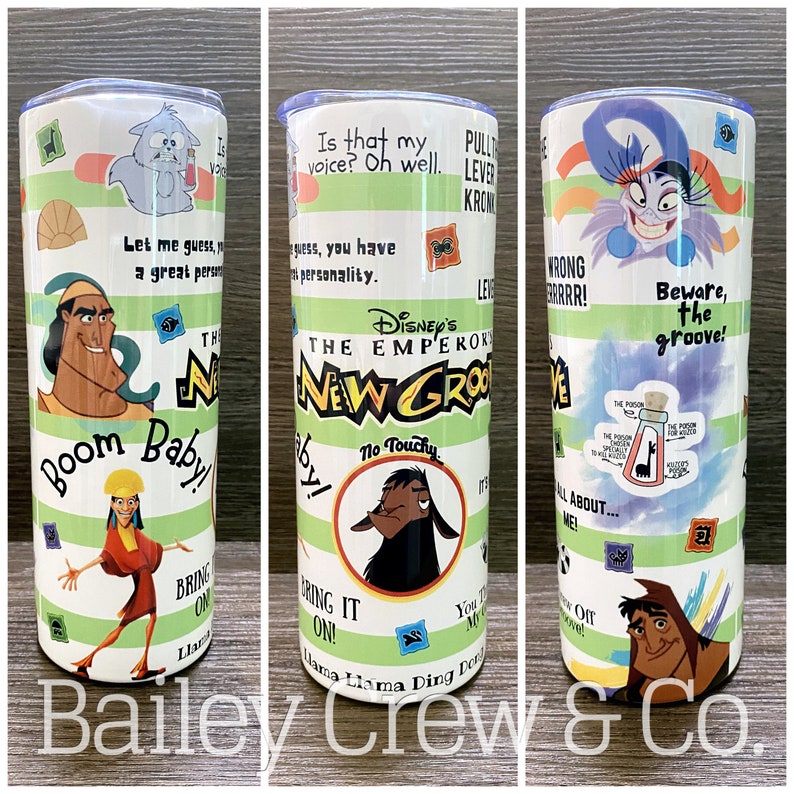 Emperor’s New Groove Stainless Steel 20oz Tumbler - Etsy