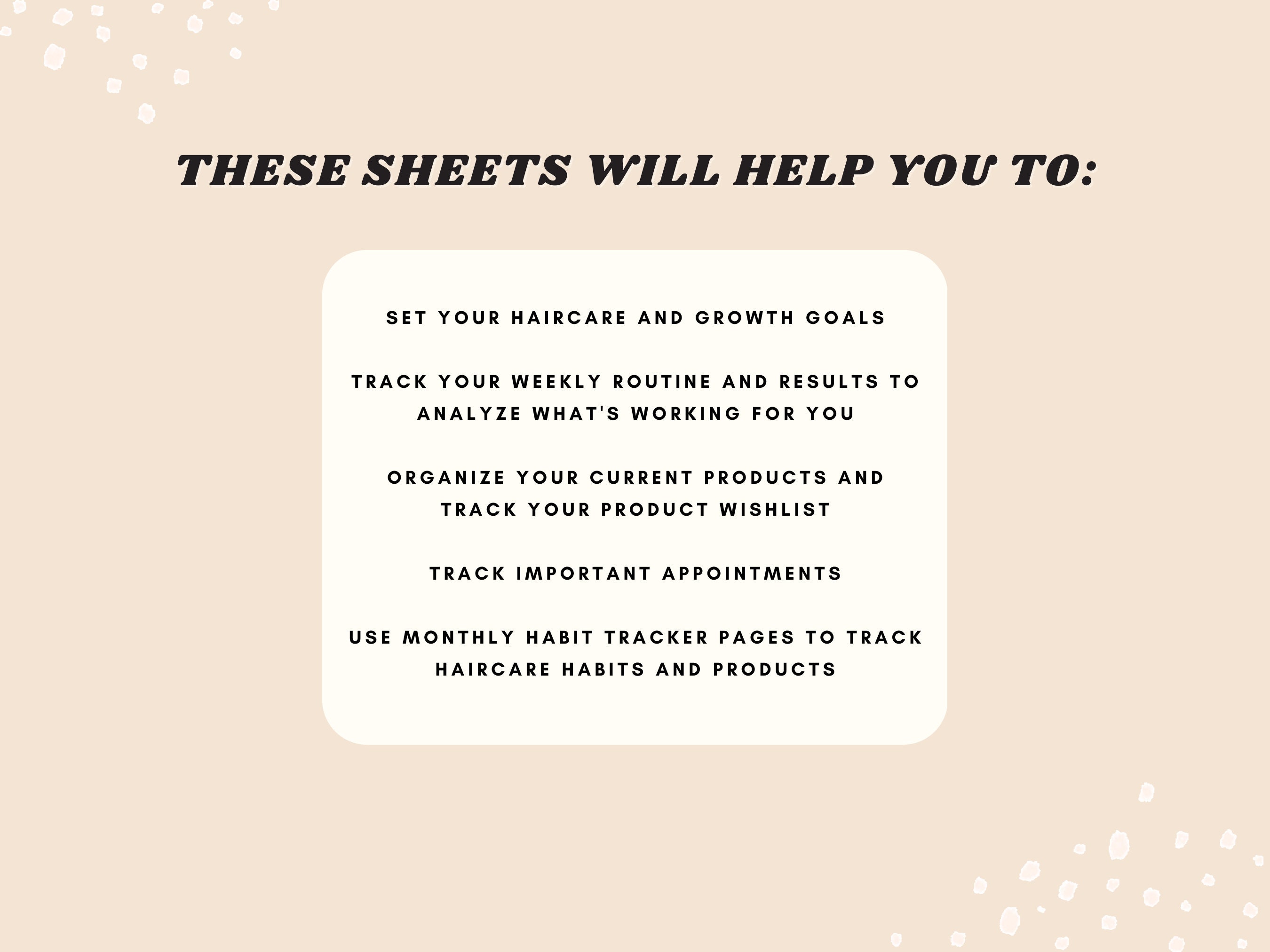 Haircare Routine Printable, Hair Journal, Hair Growth, Hair Care ...