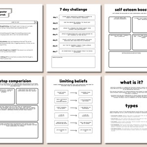 Imposter Syndrome Worksheets, Workbook, Self Esteem, Inner Critic ...
