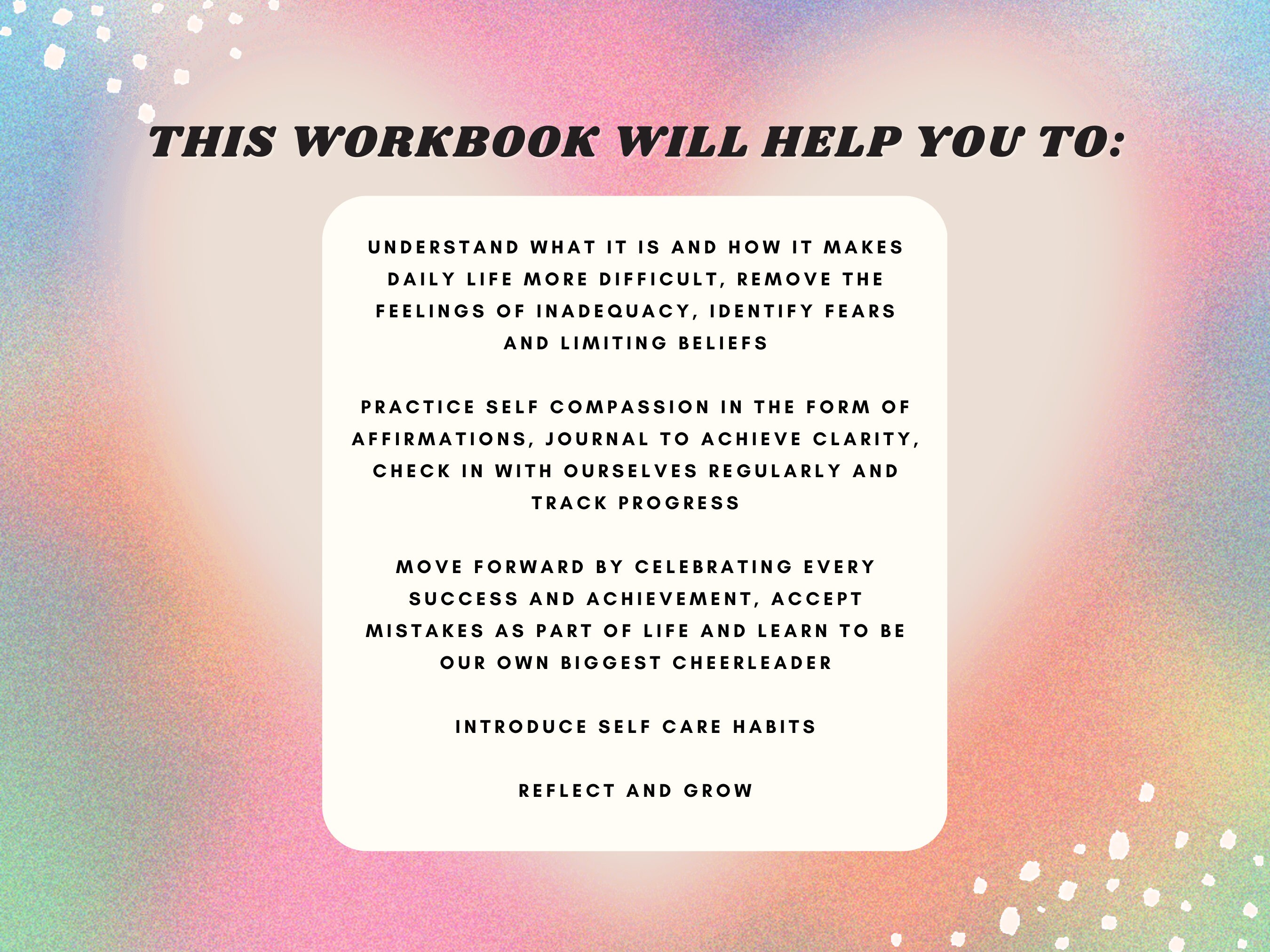 Self Esteem for Teens Worksheets, Workbook, Self Esteem Journal, Low ...