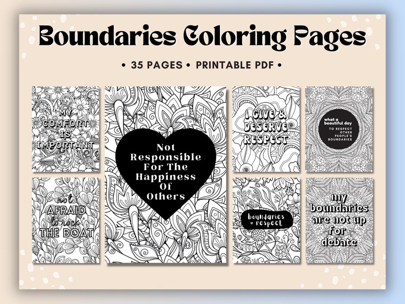 Boundaries Mini Bundle, Setting Healthy Boundaries, Boundaries Journal ...