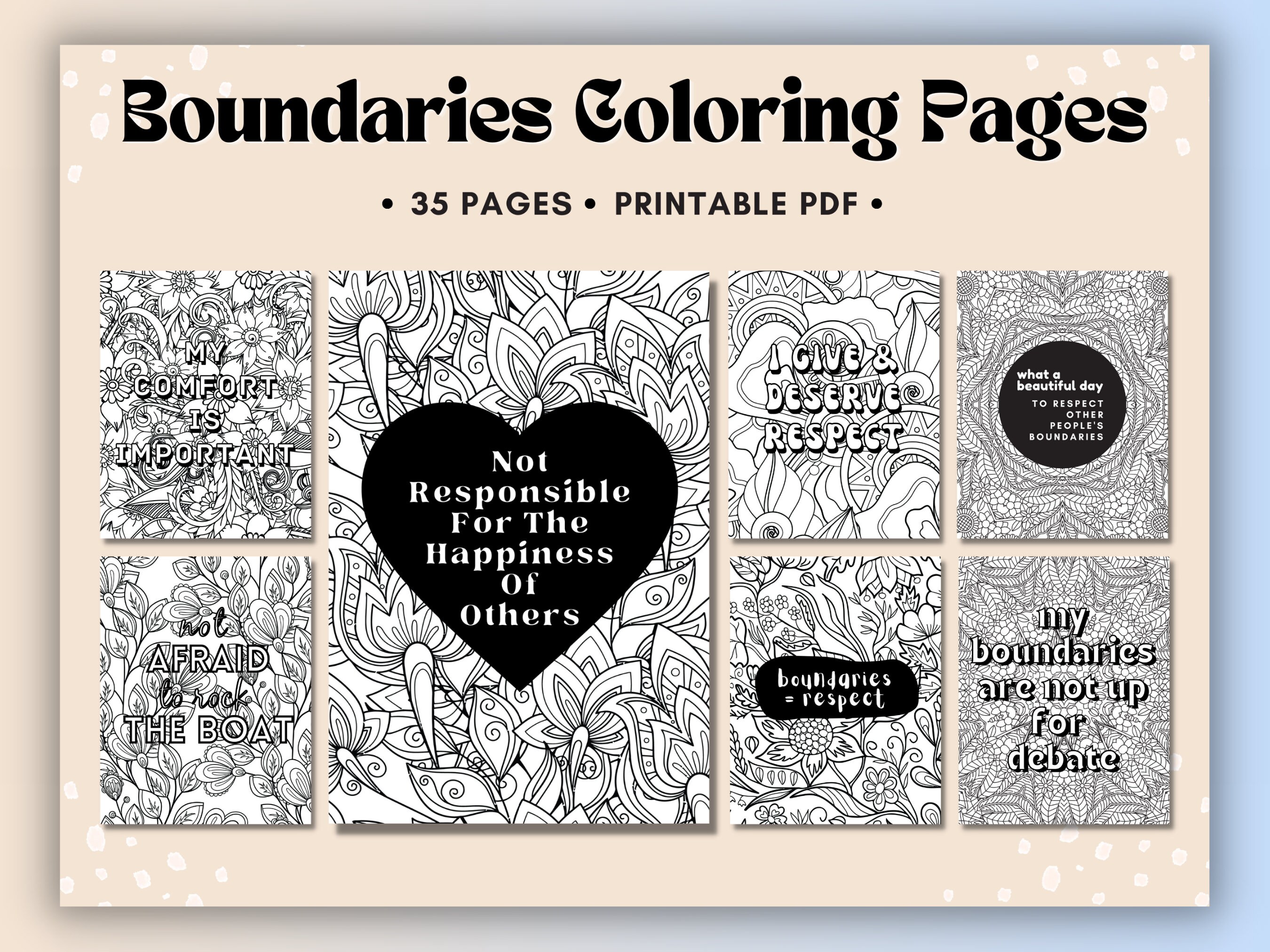 Boundaries Mini Bundle, Setting Healthy Boundaries, Boundaries Journal ...