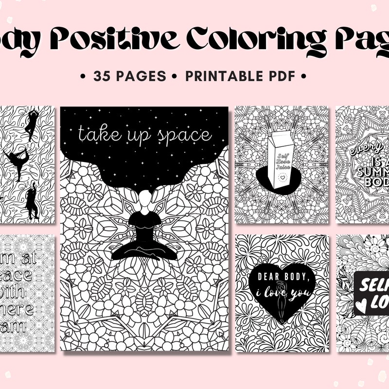Positive Coloring - Etsy