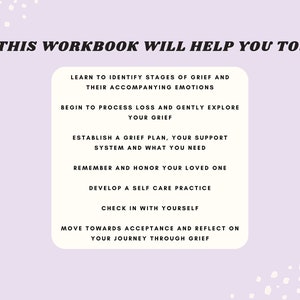 Grief Worksheets for Teens, Self Care Workbook, Grief Therapy Journal ...