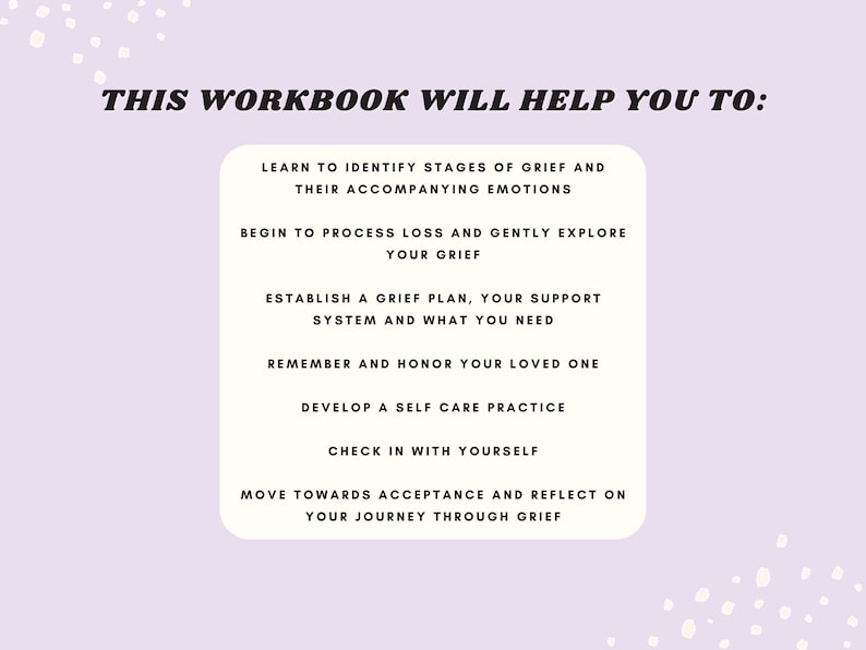 Grief Worksheets for Teens, Self Care Workbook, Grief Therapy Journal ...