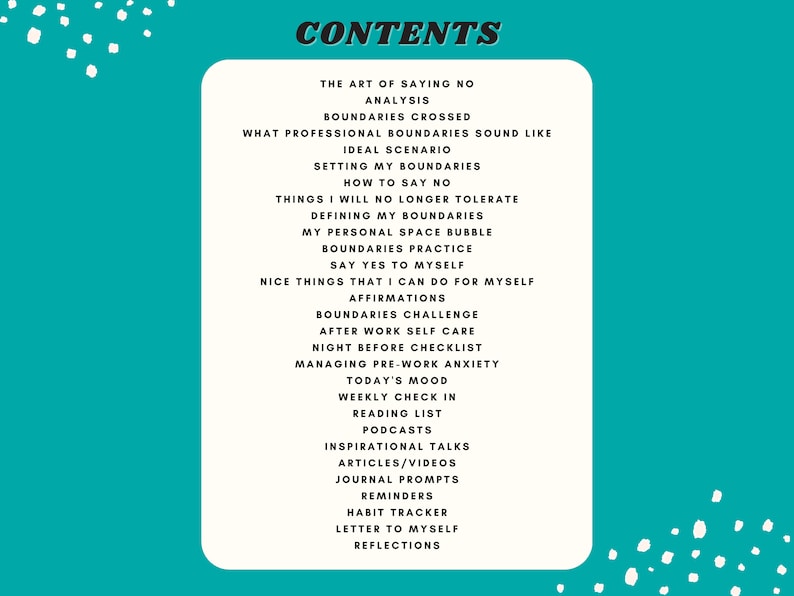 Boundaries at Work Workbook Bundle, Workplace Boundaries, Setting ...