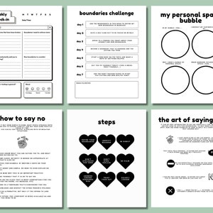 Boundaries in Marriage Workbook Bundle, Relationship Boundaries Journal ...