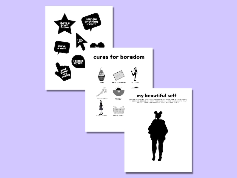 Teen Self Care Workbook, Teen Mental Health, Self Care for Teens, Teen ...