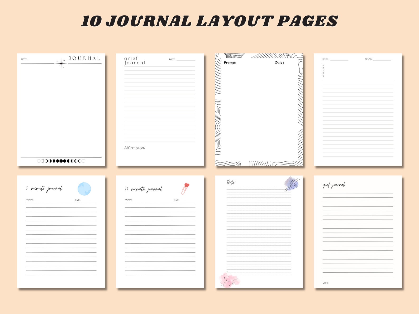 100 Journal Prompts for Grief and Loss, Grief Journal, Journal Prompts ...