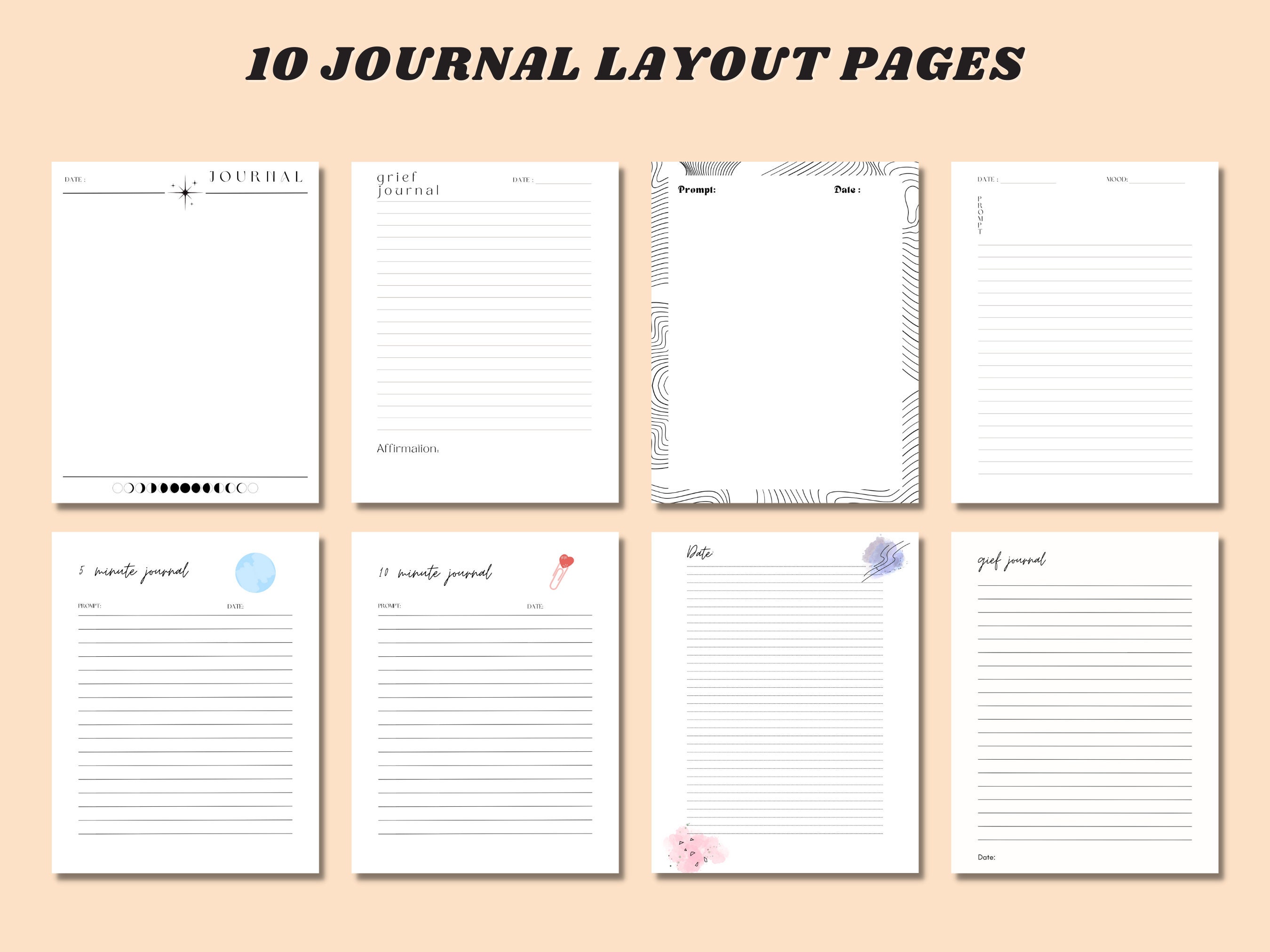 100 Journal Prompts for Grief and Loss, Grief Journal, Journal Prompts ...