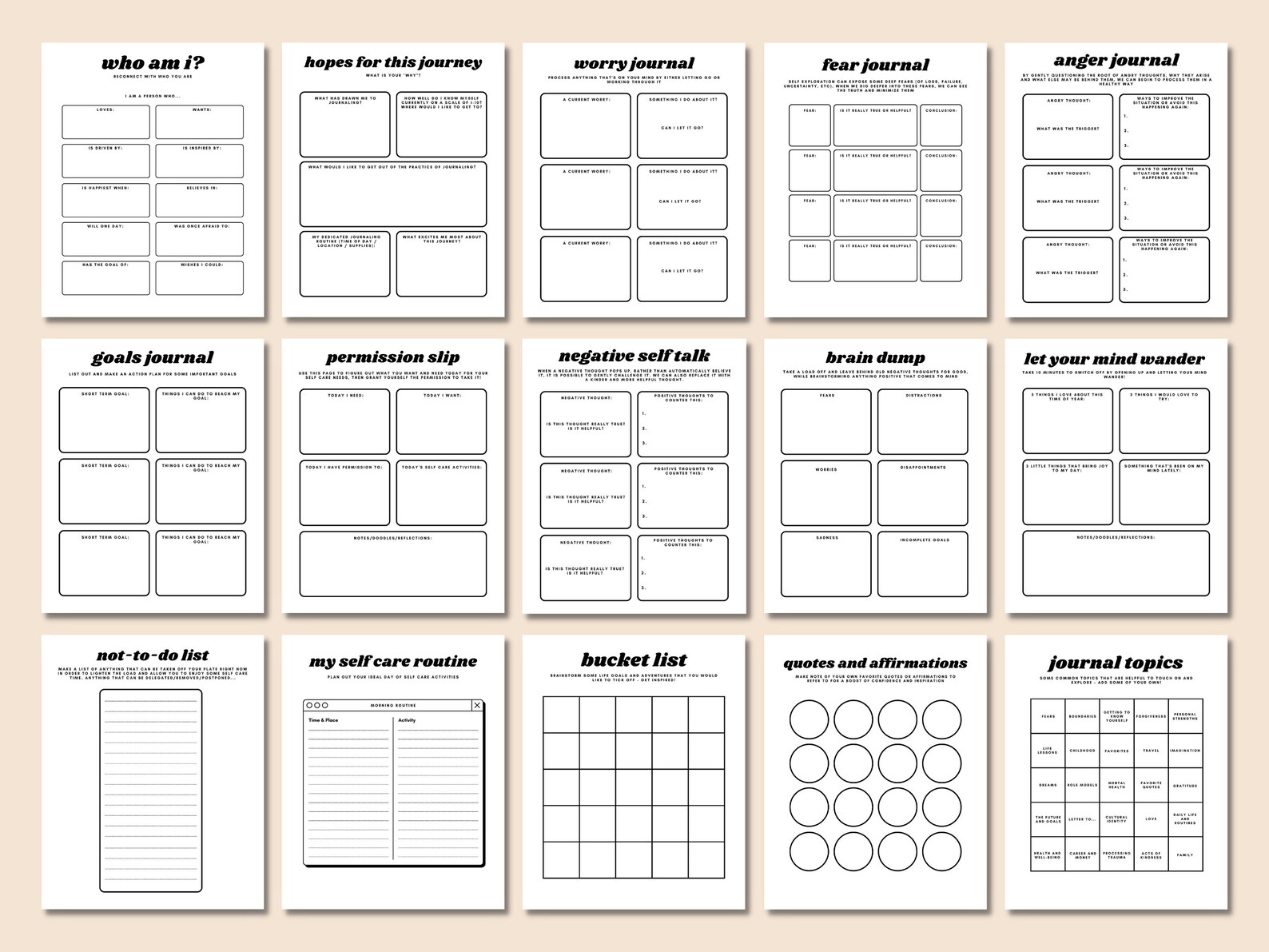 500 Journal Prompts, Journal Prompts for Mental Health, Beginners, Deep ...