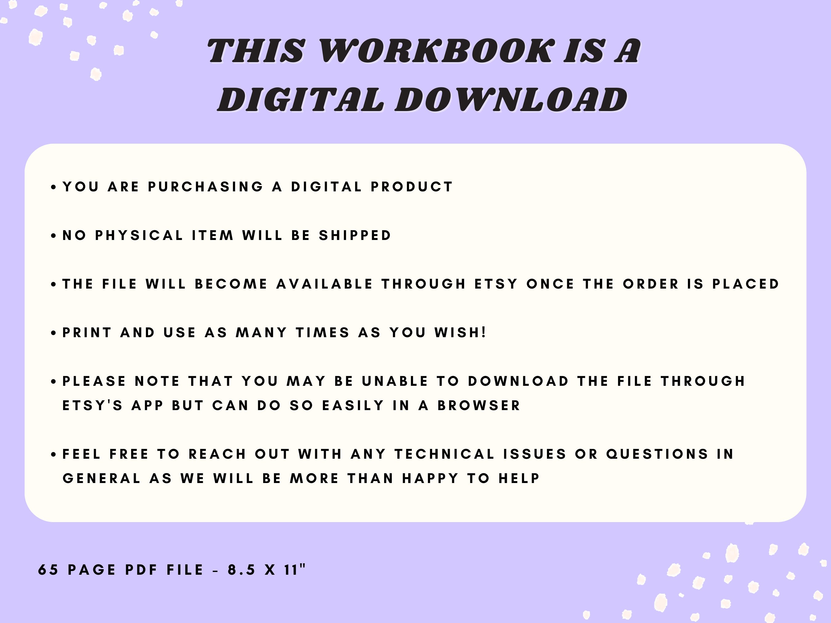 Teen Self Care Workbook, Teen Mental Health, Self Care for Teens, Teen ...