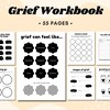 Grief Worksheets for Teens, Self Care Workbook, Grief Therapy Journal ...