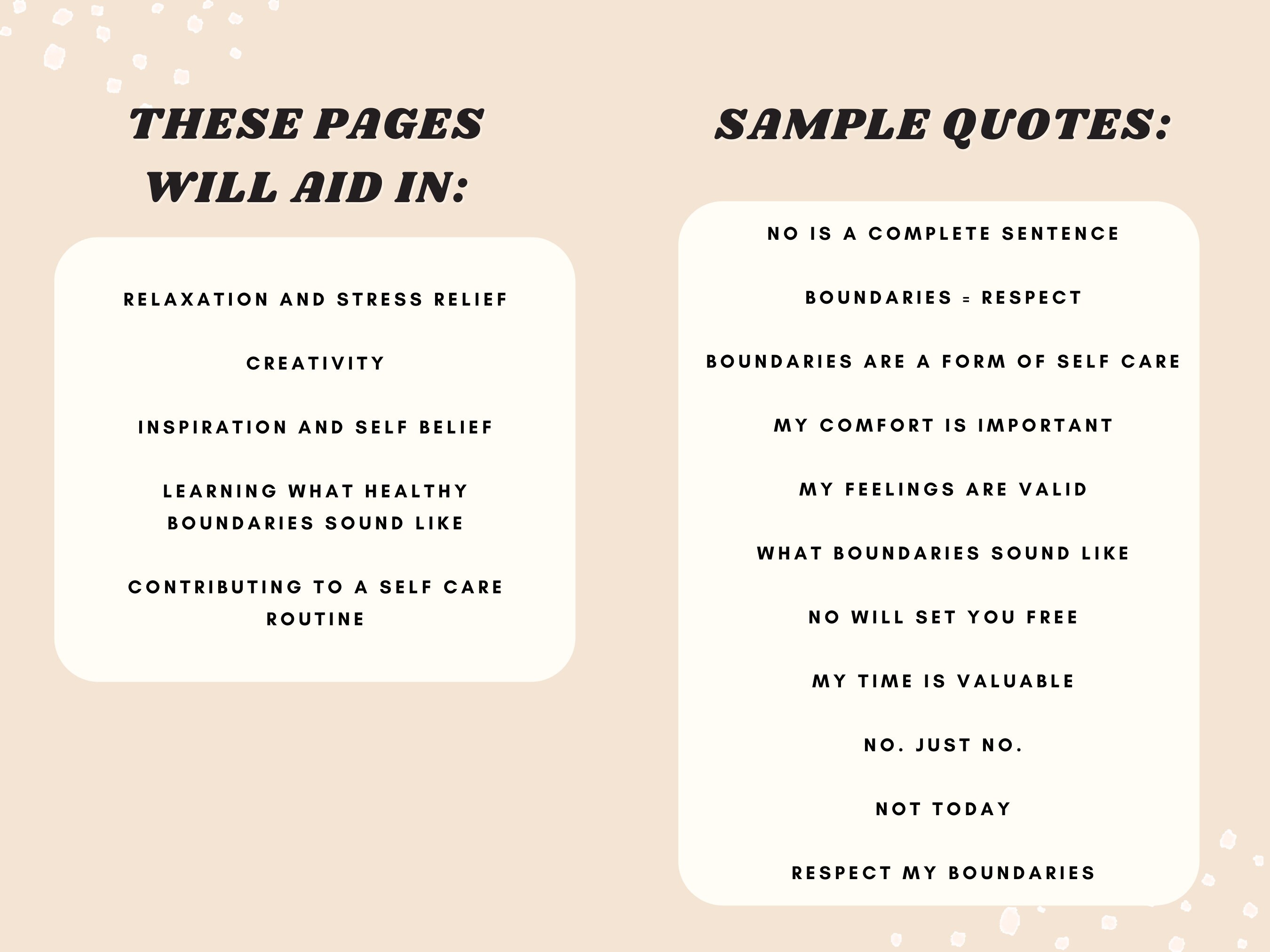 Boundaries Coloring Pages, Mental Health Coloring Pages, Coloring Pages ...