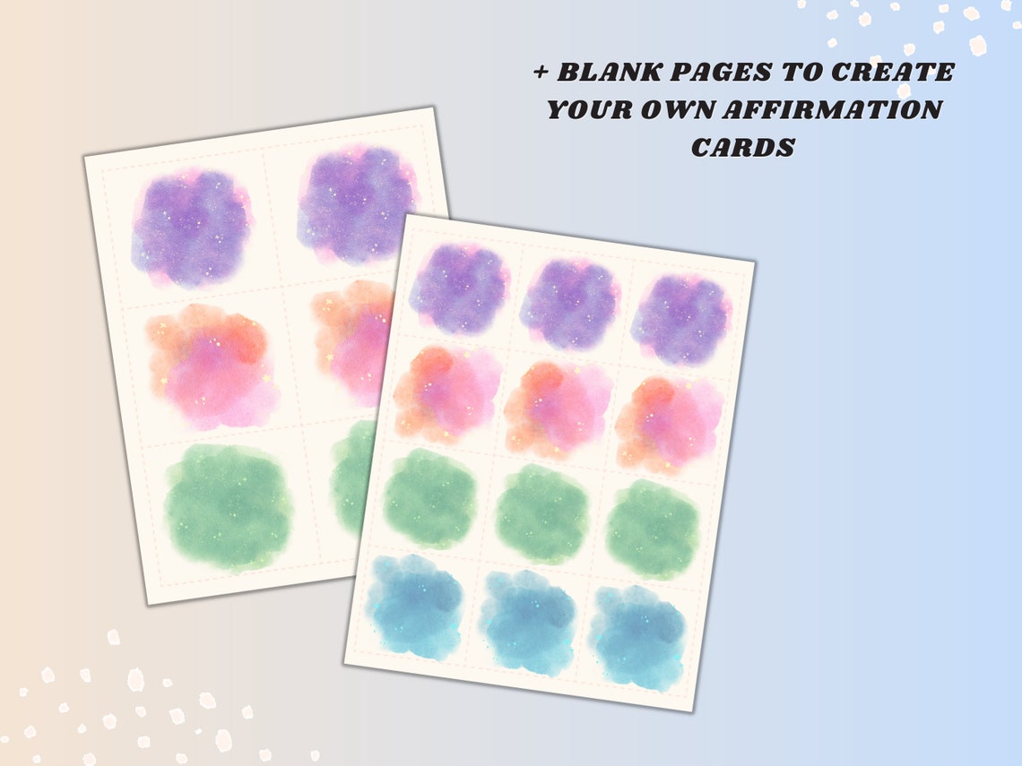 Boundaries Affirmation Cards, Printable, Setting Healthy Boundaries, Positive Affirmations for ...