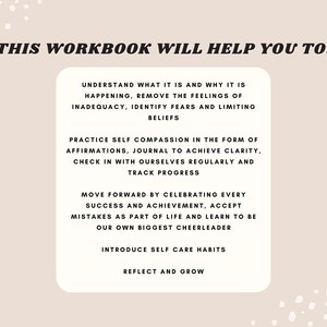 Imposter Syndrome Worksheets, Workbook, Self Esteem, Inner Critic ...