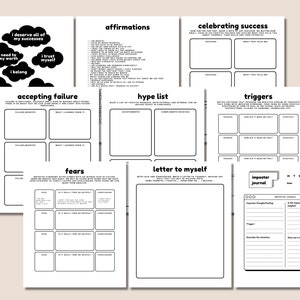 Imposter Syndrome Worksheets, Workbook, Self Esteem, Inner Critic ...