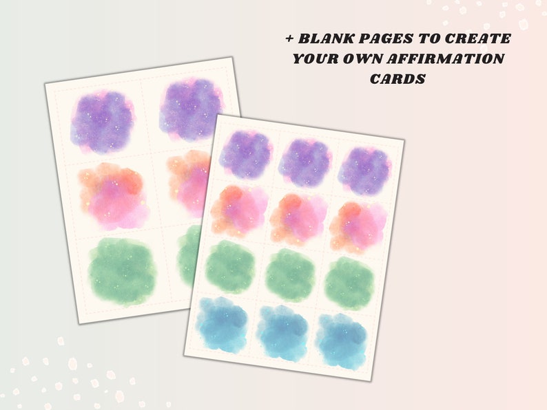 Self Esteem Affirmation Cards, Printable, Confidence, Positive ...