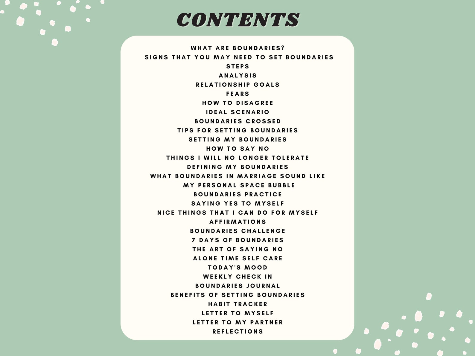 Boundaries in Marriage Workbook Bundle, Relationship Boundaries Journal ...