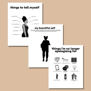 Black Woman Self Care Workbook, Self Love for Black Women, Mental ...