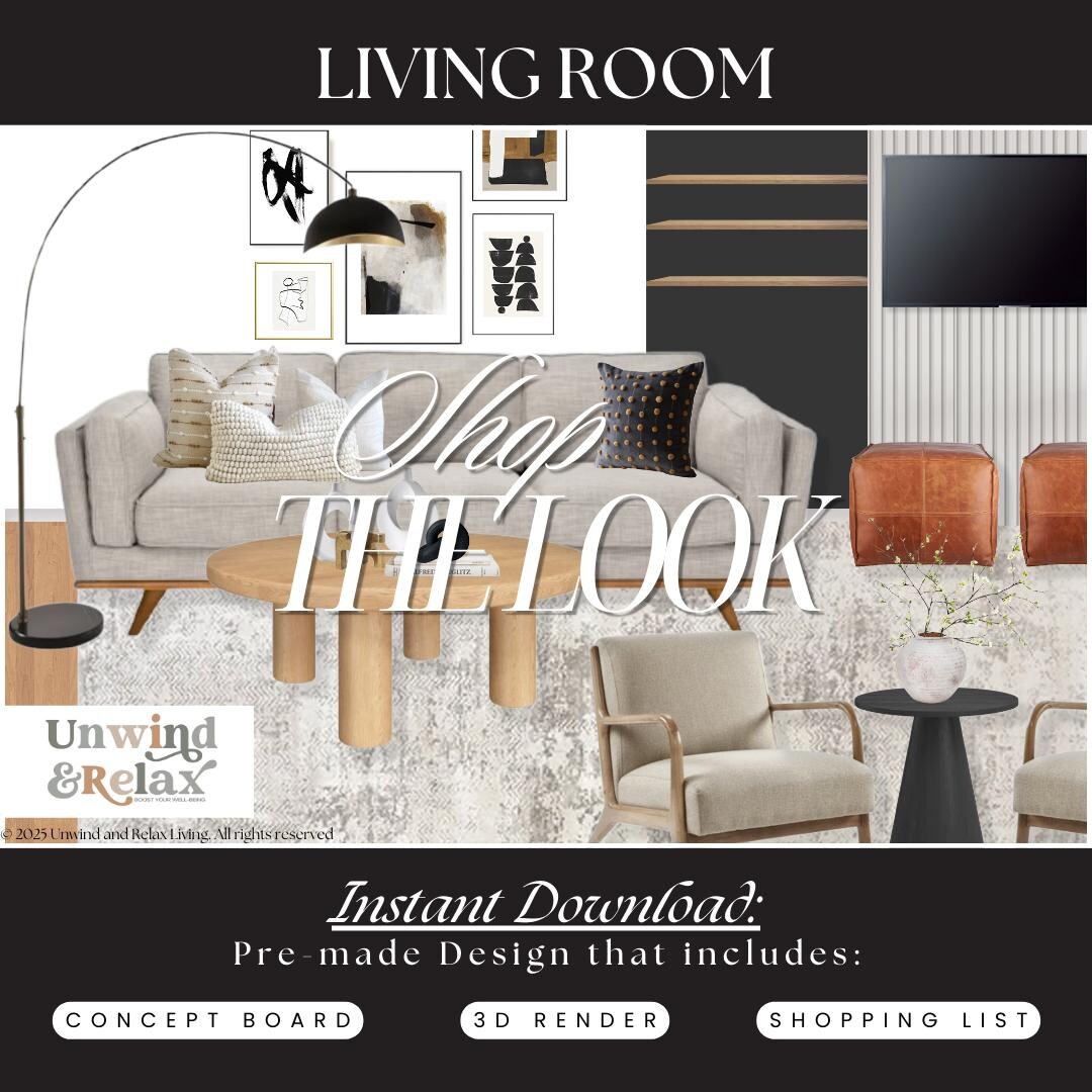 SCANDINIAN MODERN Pre-made Modern Bedroom Design – Instant Download ...