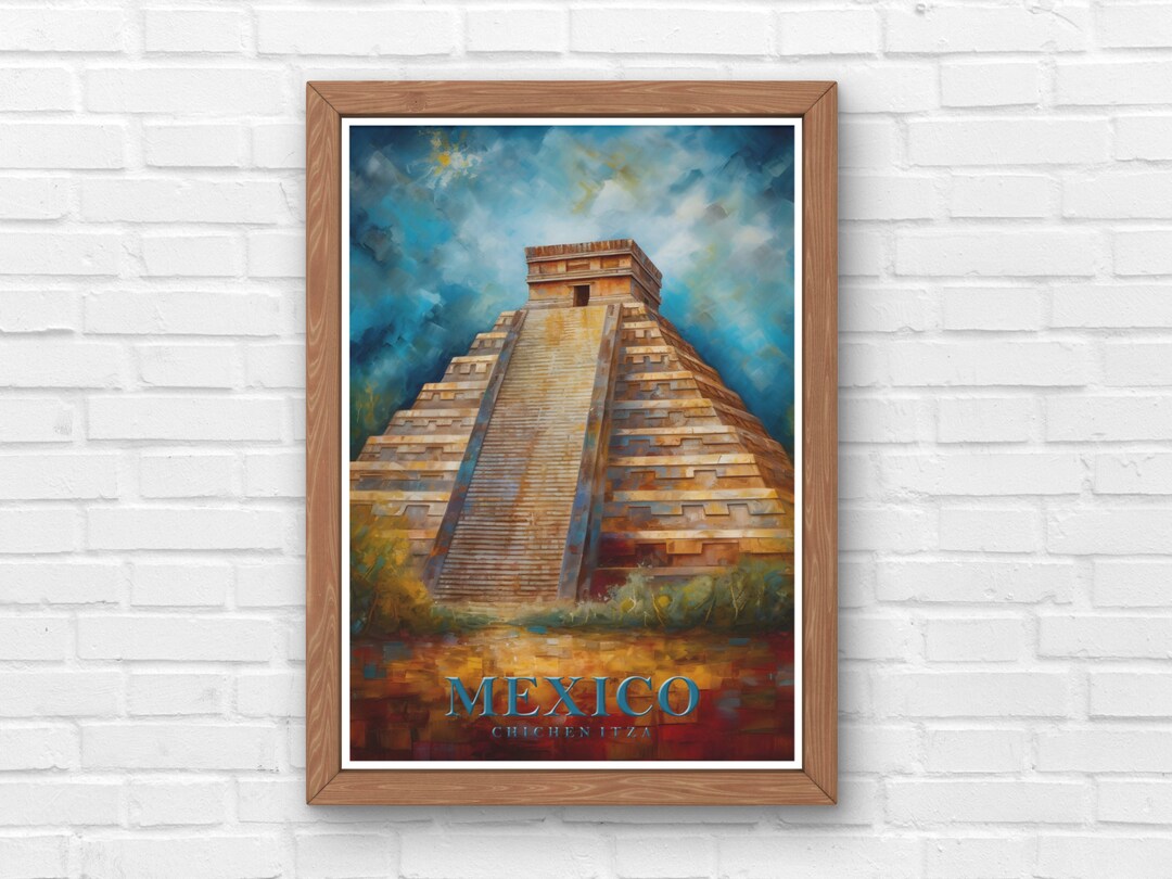 Mexico Digital Download - Chichen Itza - Commercial Use - Wall Art ...