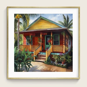 Set of 8 Caribbean Wall Art - Digital Download - Commercial Use - Home ...