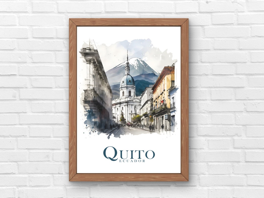 Quito Digital Download Ecuador Commercial Use Wall Art Ecuador Home ...