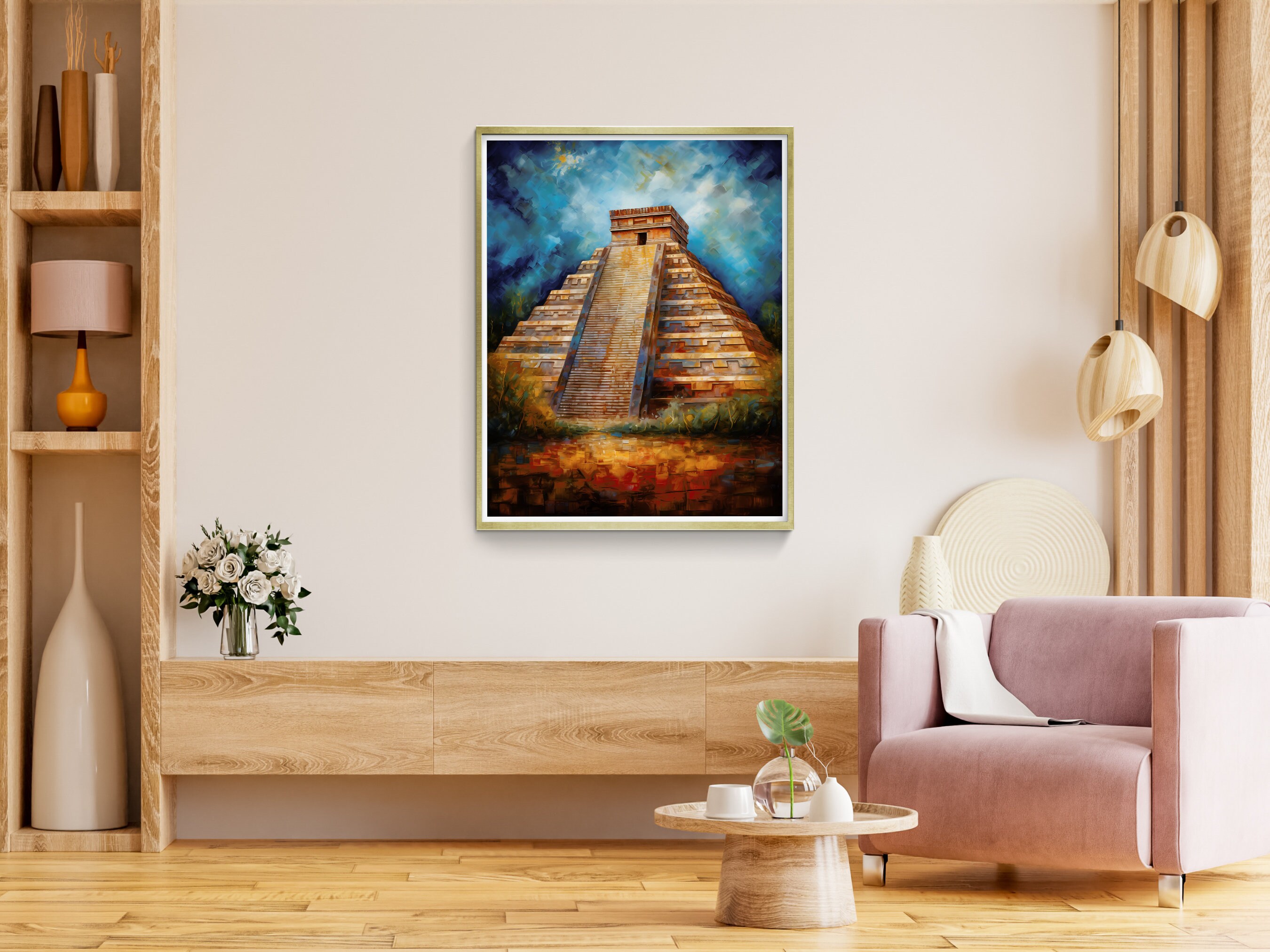 Mexico Digital Download Chichen Itza Commercial Use Wall Art Home Decor ...