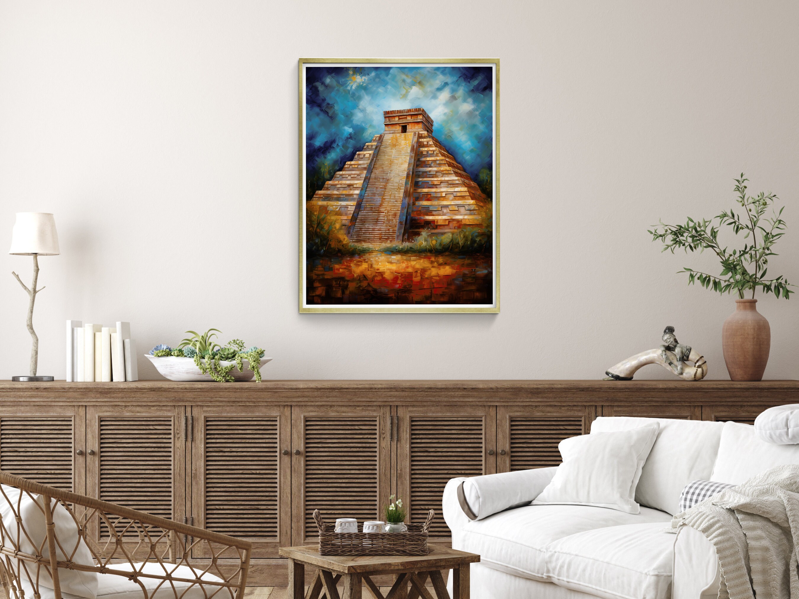 Mexico Digital Download Chichen Itza Commercial Use Wall Art Home Decor ...