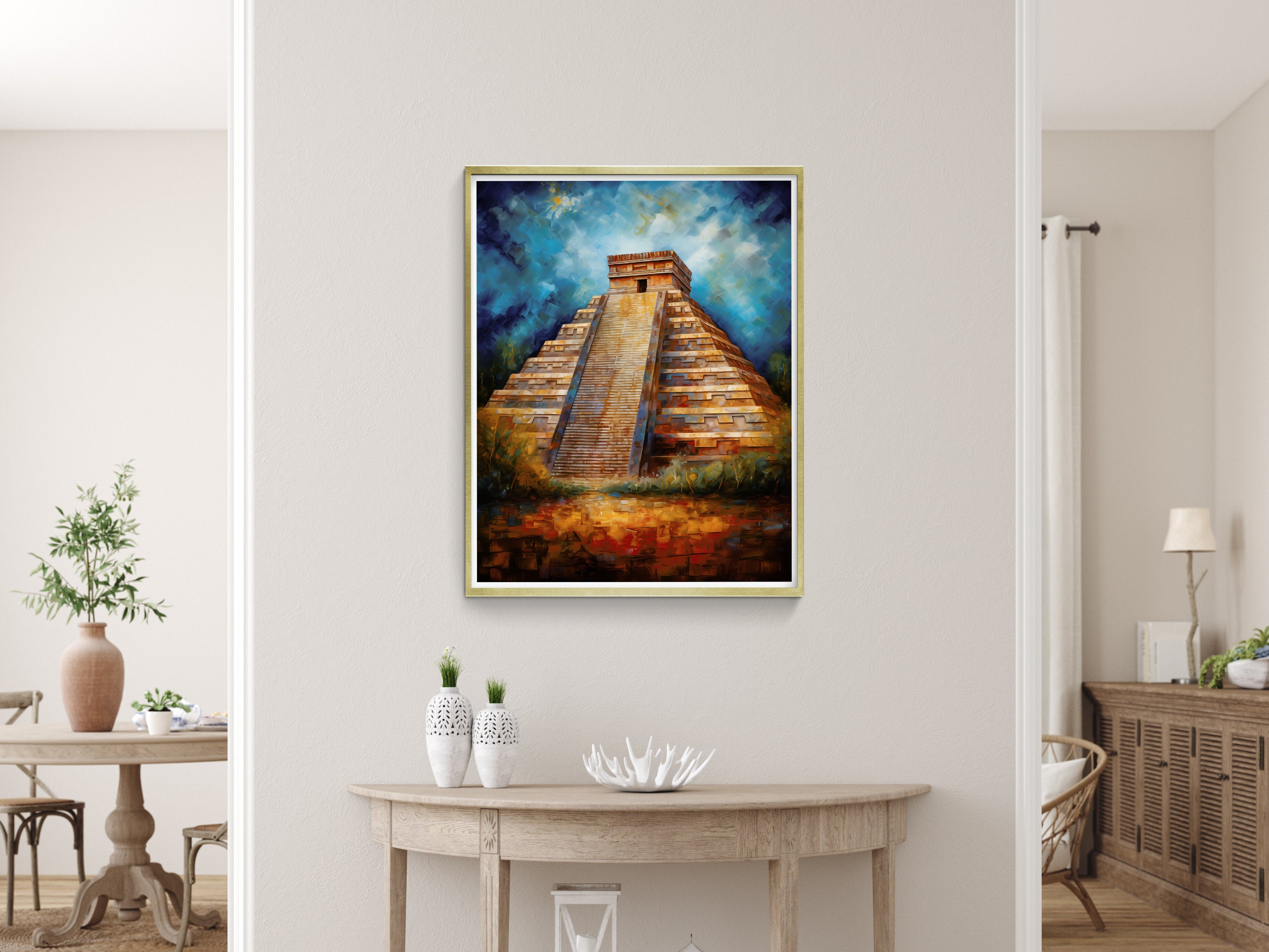 Mexico Digital Download Chichen Itza Commercial Use Wall Art Home Decor ...