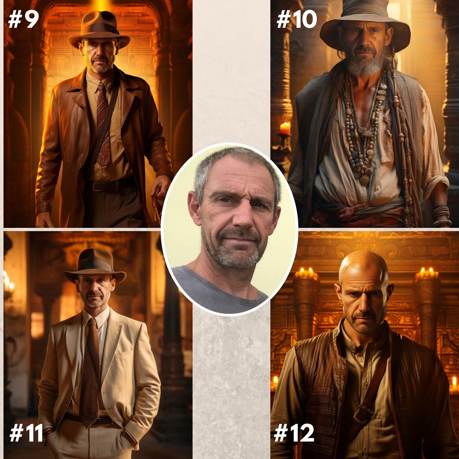 Custom Indiana Jones Portrait - Digital Download - Custom Portrait From ...