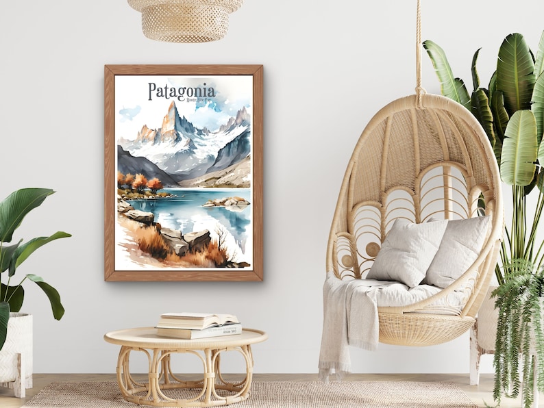 Patagonia Digital Download - Monte Fitz Roy - Commercial Use - Wall Art ...