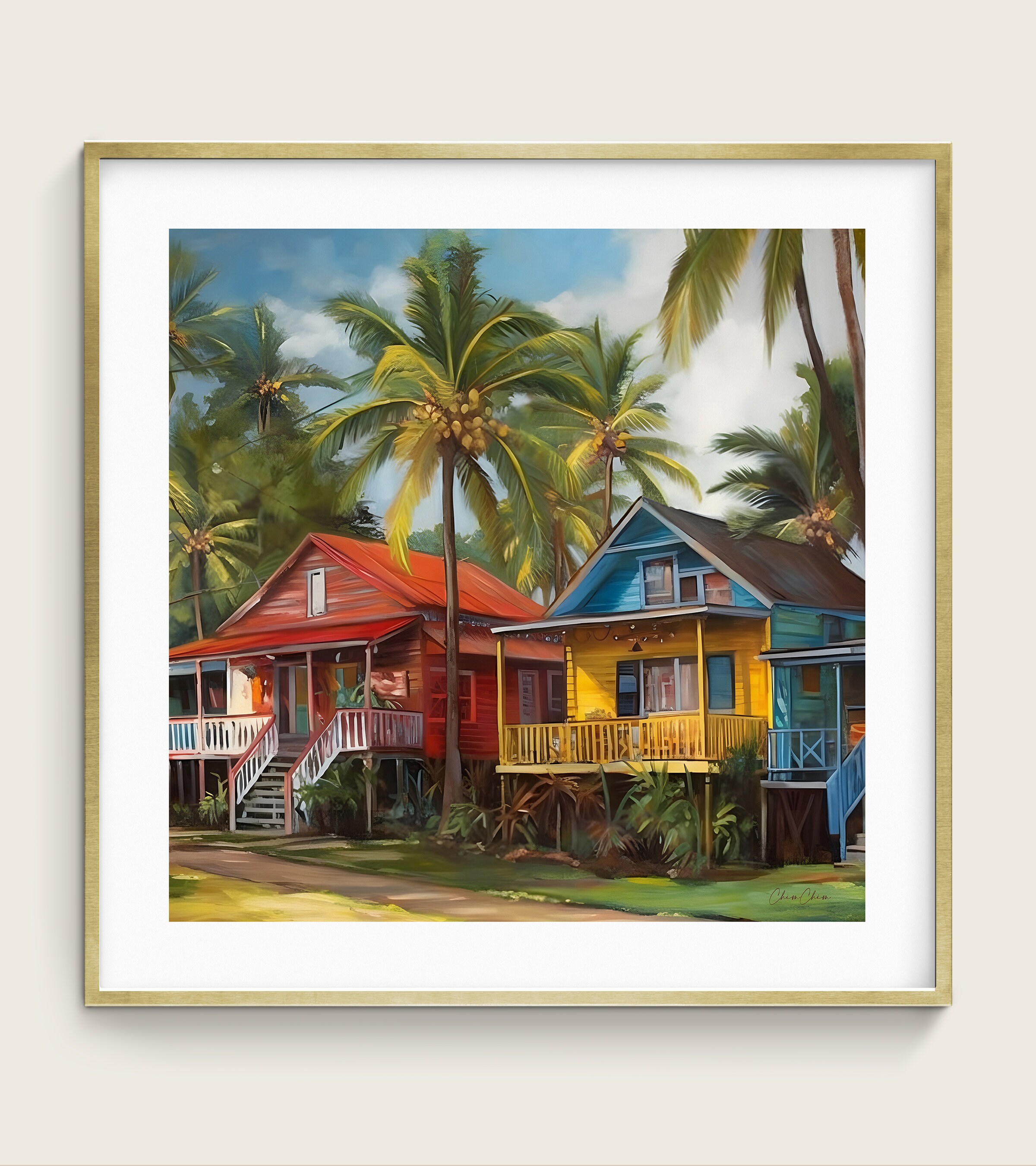 Set of 8 Caribbean Wall Art - Digital Download - Commercial Use - Home ...
