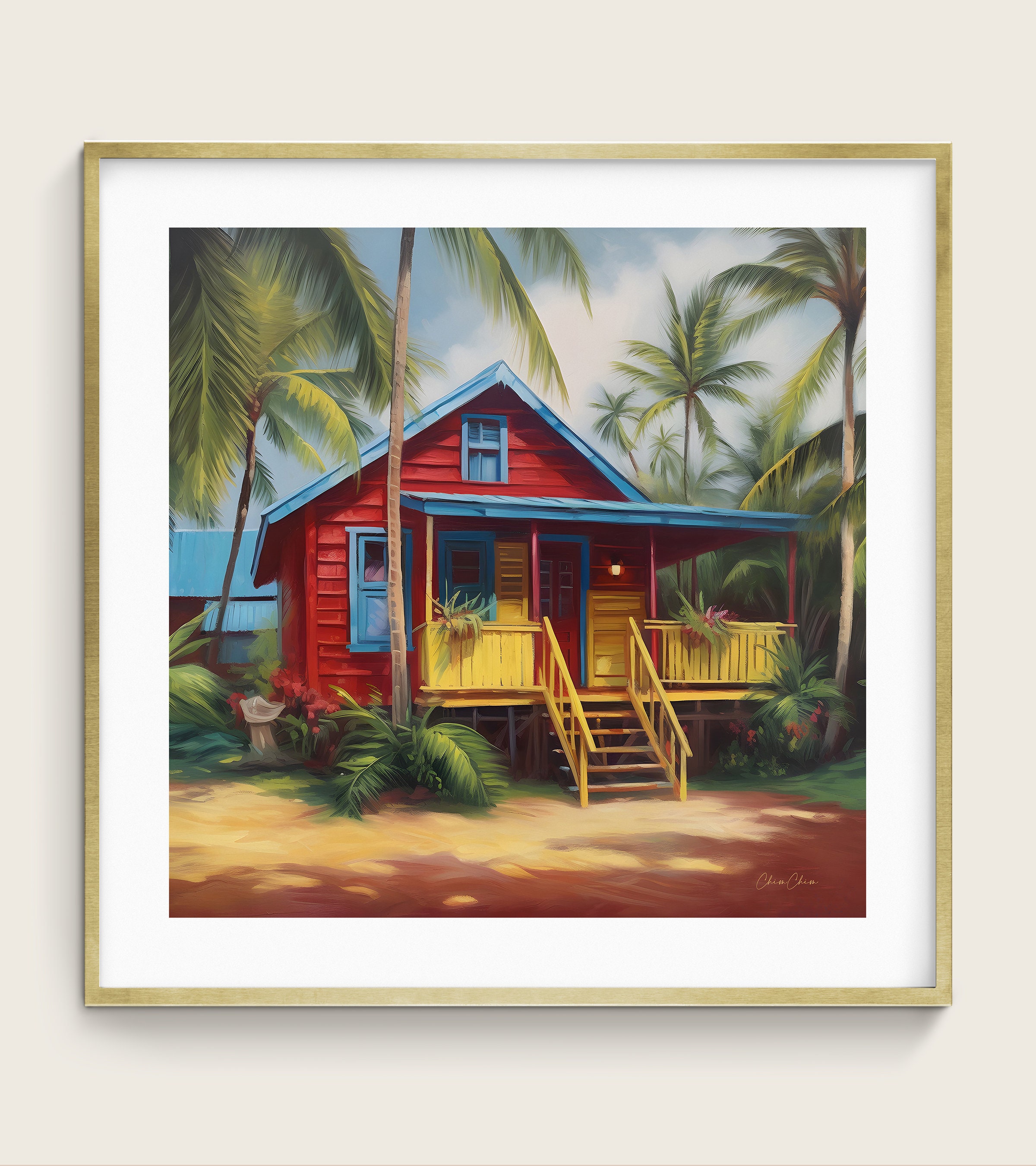 Set of 8 Caribbean Wall Art - Digital Download - Commercial Use - Home ...
