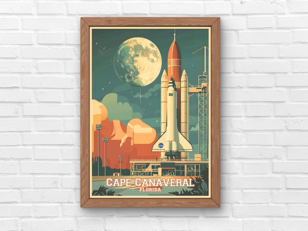 Cape Canaveral Florida - Digital Download - Kennedy Space Center - Commercial Use - Wall Art ...